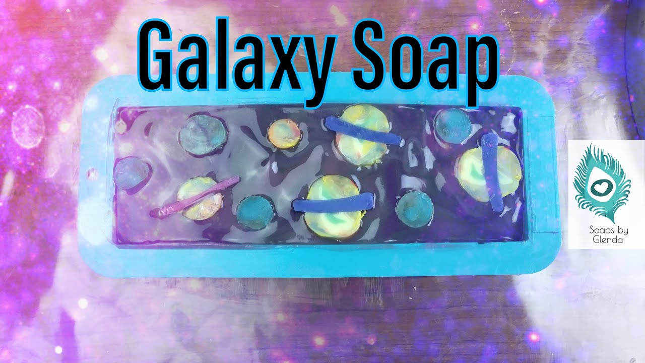 Galaxy soap - Cold process Soap - YouTube