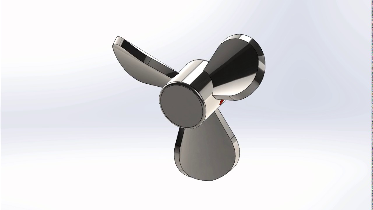 Mixing propeller 3000 RPM Animation - YouTube