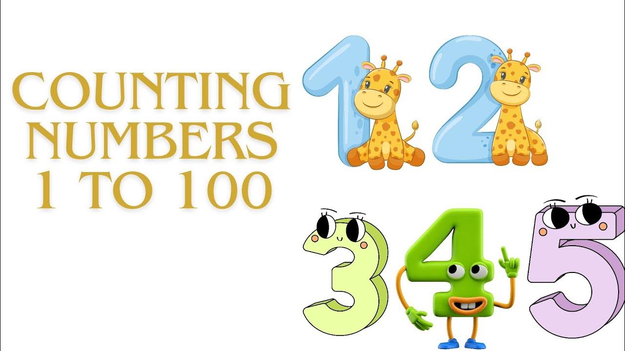 Count to 1-100 | Learn Counting | Counting Number Song 1 to 100 |Cartoon Counting |Kids Number ...