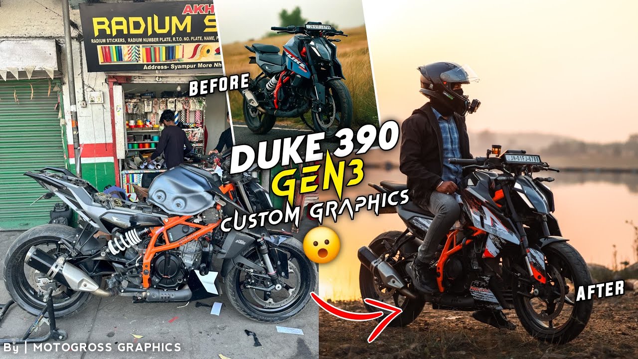 KTM DUKE 390 GEN 3 Fully Modified Custom Graphic | Duke 390 ...