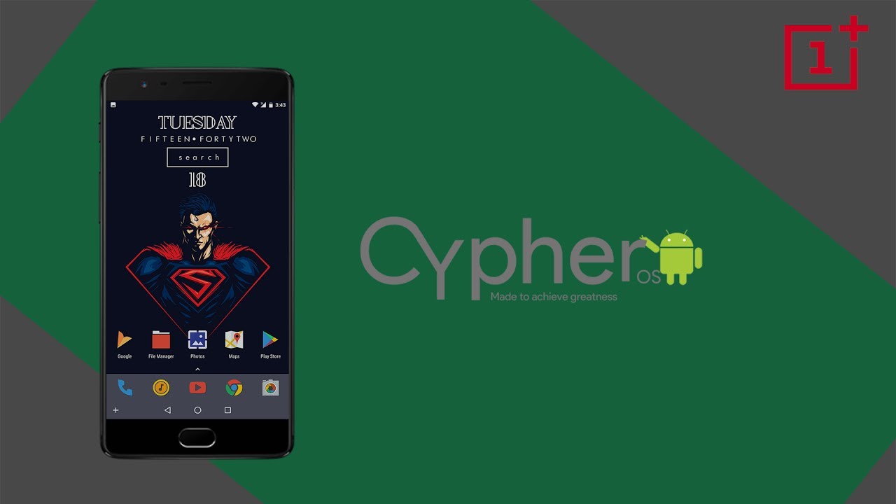 Cypher OS Review For Oneplus 3/3T (Pixel Experience Rom) - YouTube