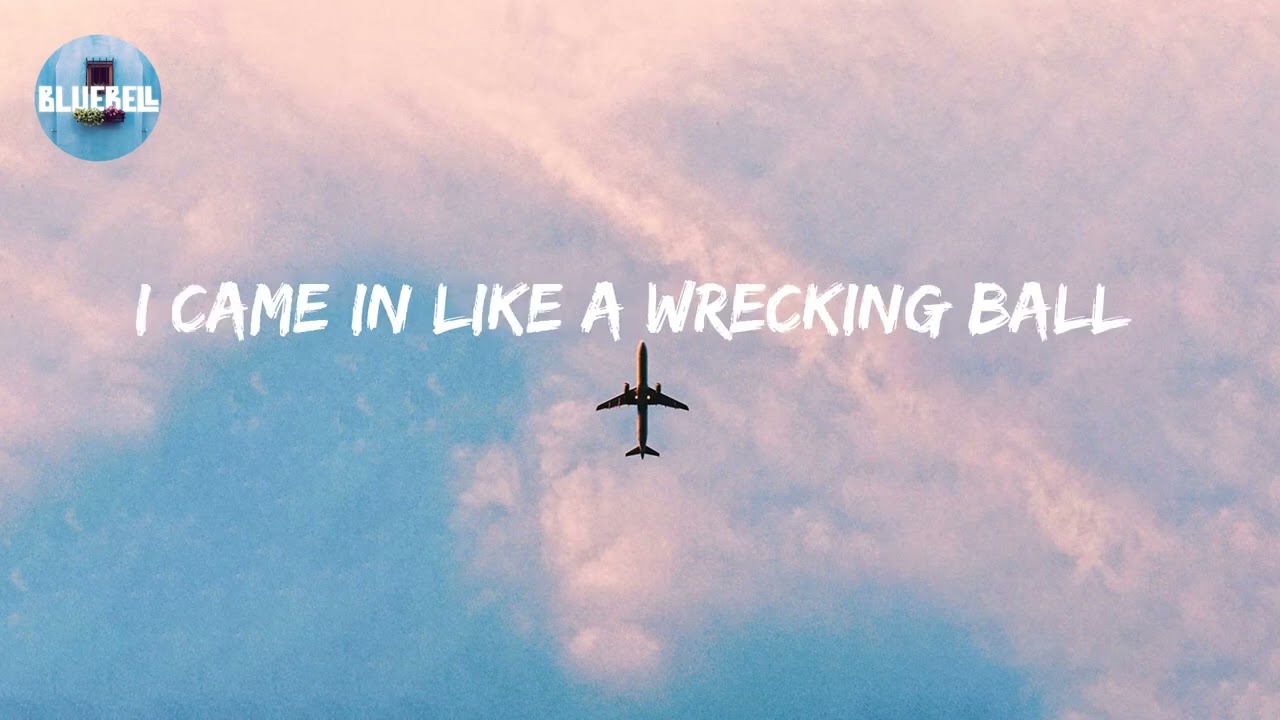 Miley Cyrus - Wrecking Ball (Lyric video) - YouTube