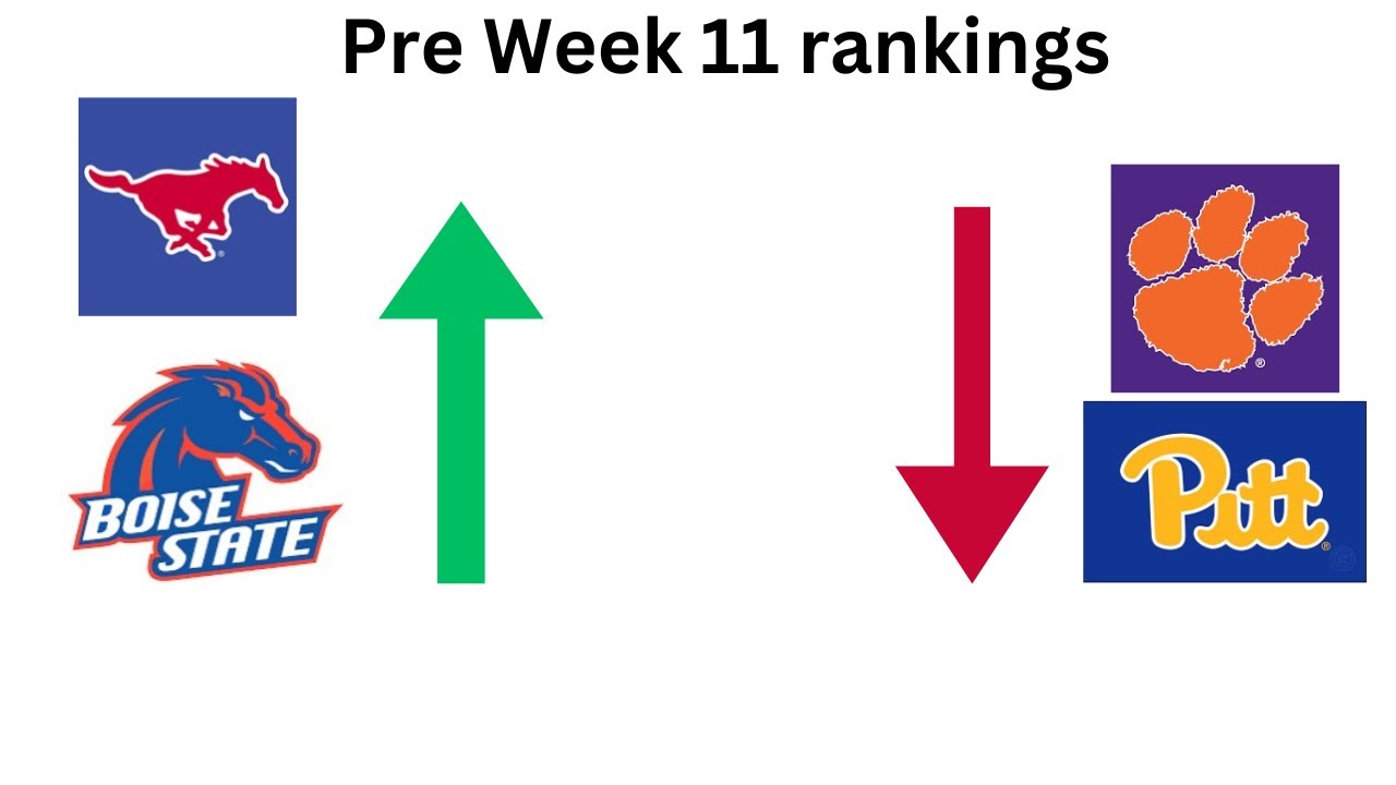 Pre Week 11 Rankings - YouTube