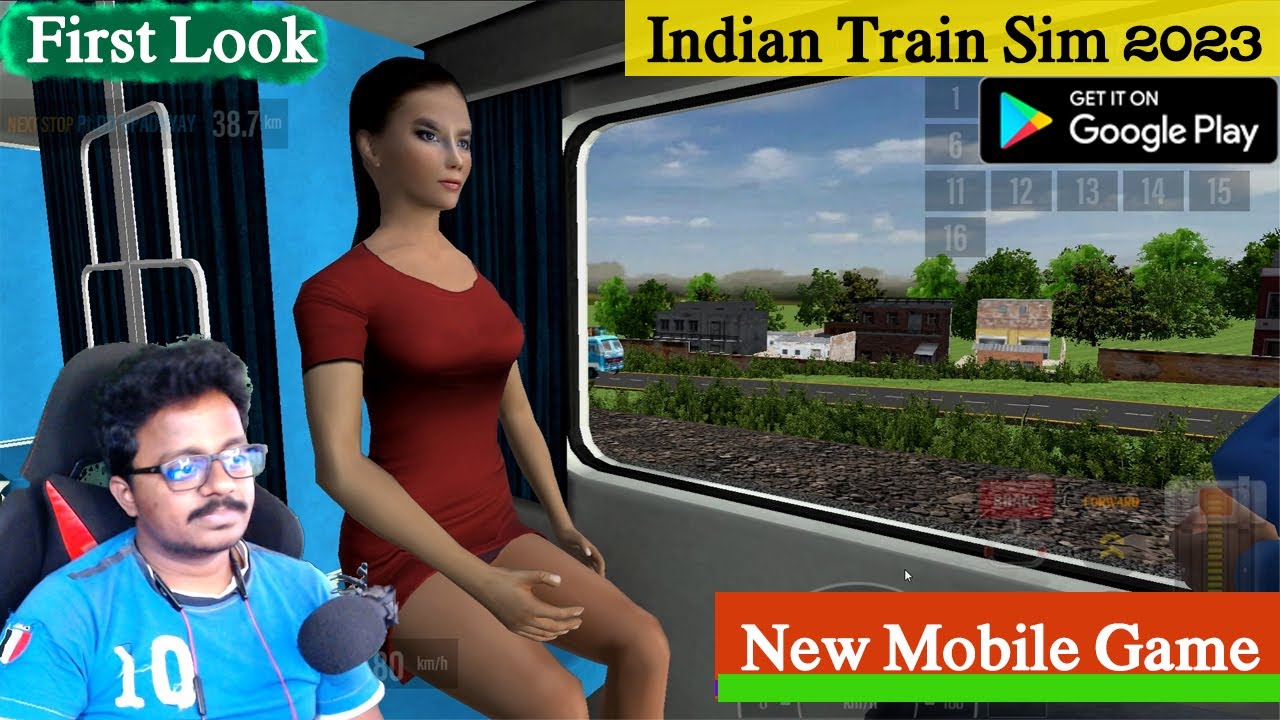 New Android Game First Look Indian Train Sim 2023 First Gameplay - YouTube