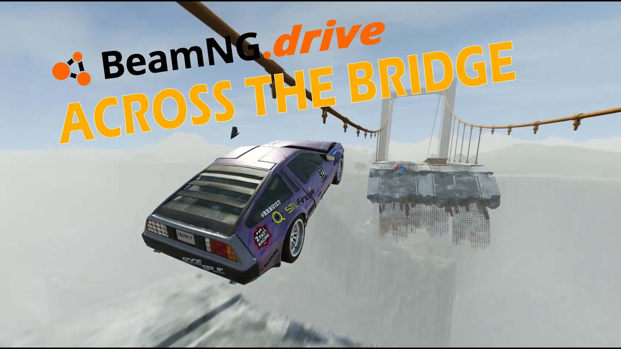 Beamng | across the bridge | Who will survive? - YouTube