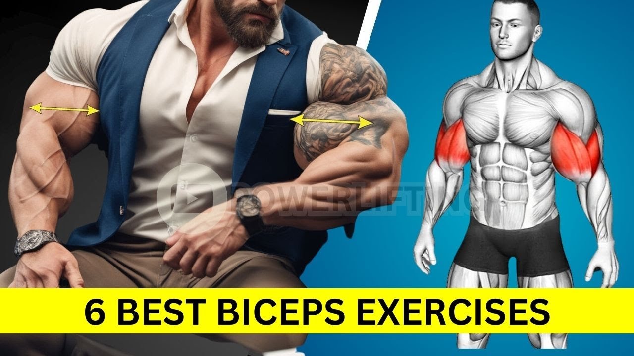 6 BEST Biceps Exercises For Major Arm Growth - Biceps Workout at Gym ...