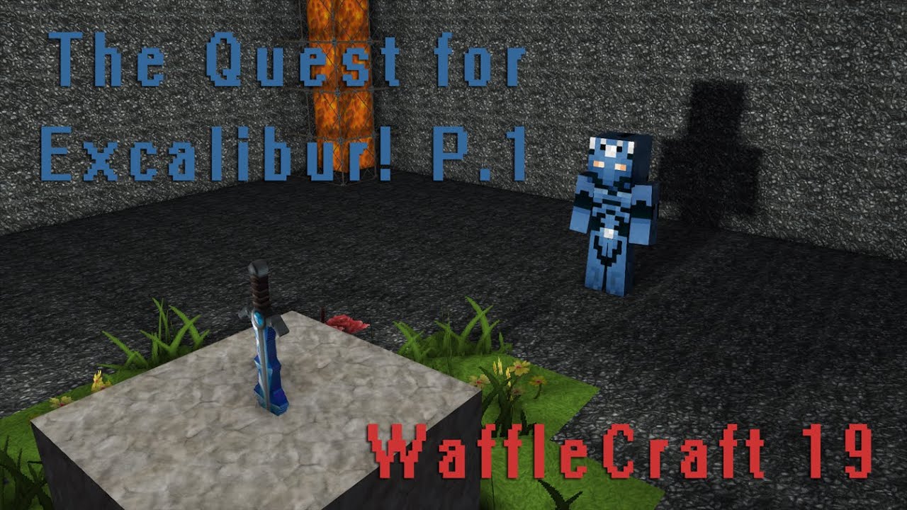 Quest For Excalibur P.1 | Minecraft Multiplayer Survival | 'WaffleCraft ...