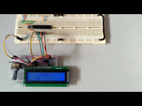 LCD16x2 con PIC16F15356 - YouTube