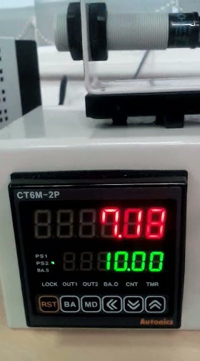 AUTONICS CT6M TIMER SIMULATION OUTPUT HOLD oUt1 FOR 1 OUTPUT MODEL - YouTube