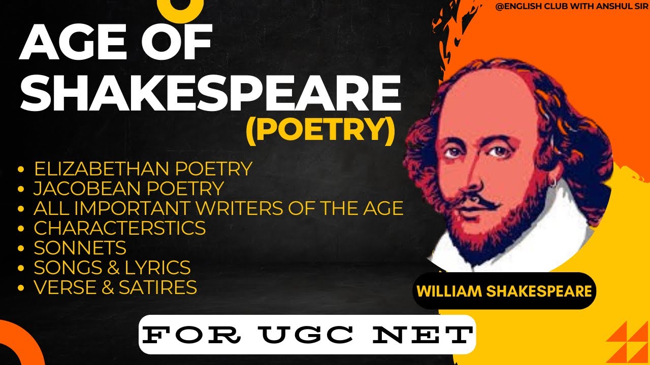 Poetry In Age Of Shakespeare | History of English Literature - YouTube