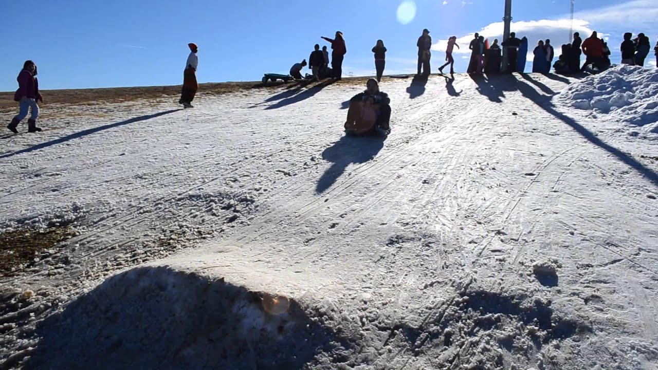 Speed Sledding and jumping Fun at Ruby Hill Rail Yard Denver, CO - YouTube