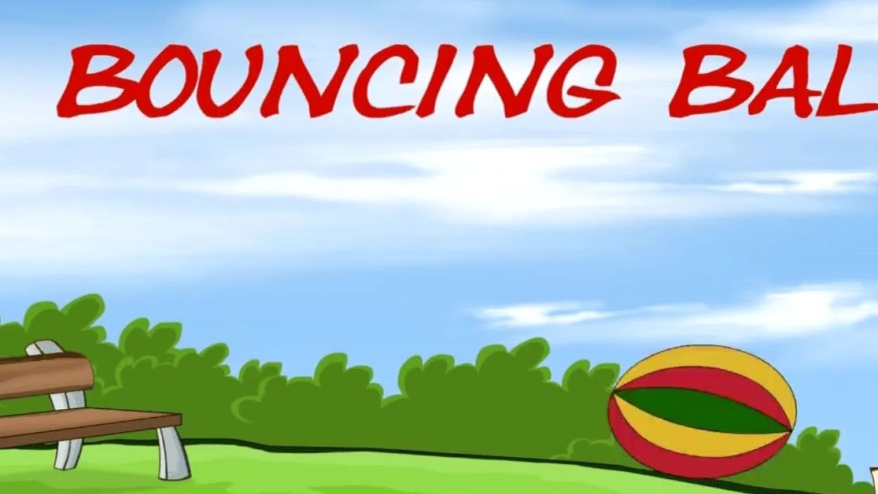Bouncing Ball Rhyme With Lyrics - Kids Action Songs | English Rhymes ...