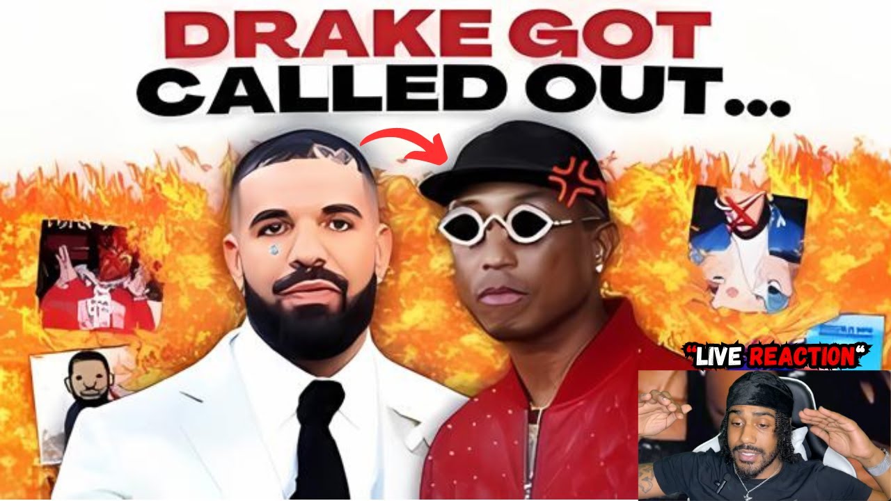 Why Drake Just Got Dissed By Pharrell...| Not Like Us Reaction | Drake ...