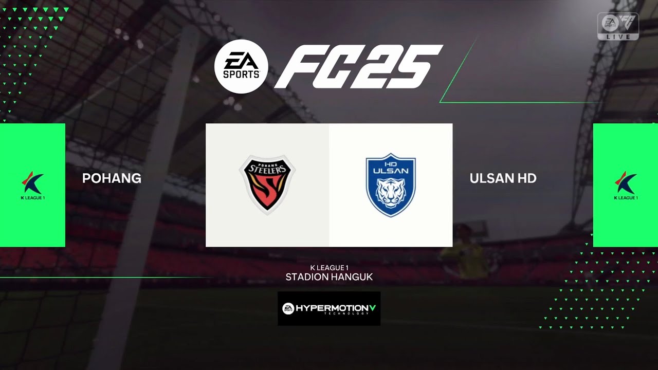 FC 25 - K LEAGUE 2024 35R POHANG STEELERS vs ULSAN HD FC - YouTube
