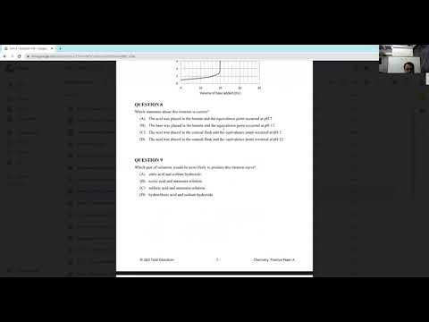 Chemistry seminar QCAA multiple choice questions - YouTube