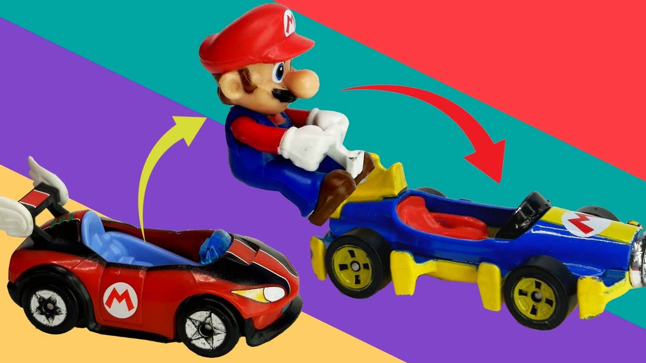 ABC Allred How To? - Change a Mario Kart Hot Wheels character to a new ...