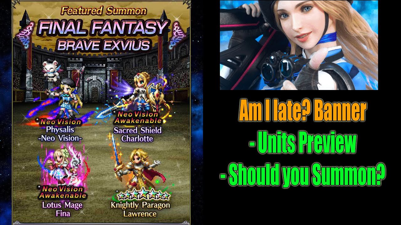 FFBE NV Physalis Banner Preview: Should you Summon? (#1195) - YouTube
