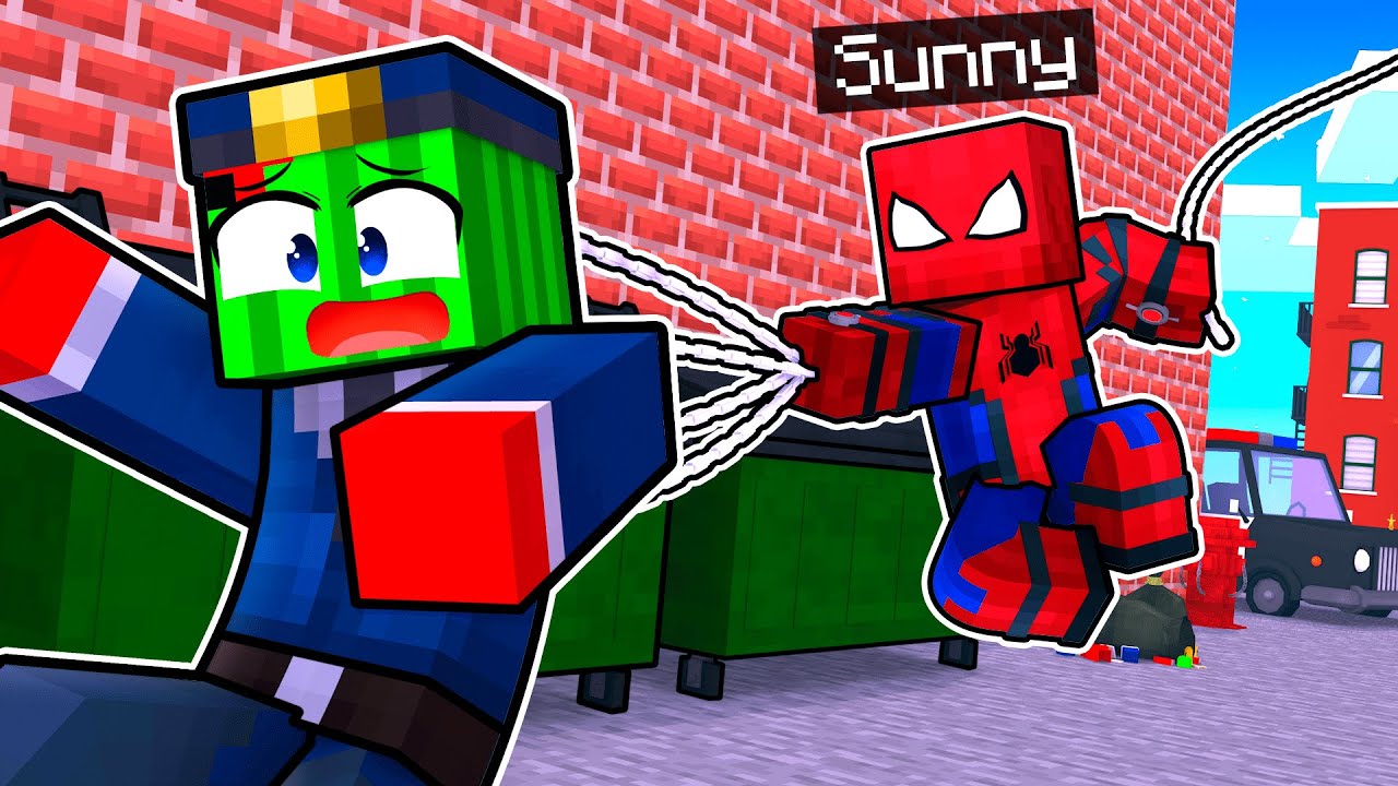 Becoming SPIDERMAN In Minecraft! - YouTube