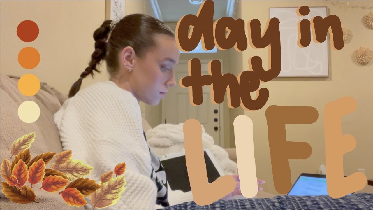 day in my life || makeup routine, homework, errands - YouTube