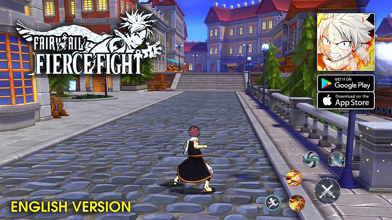 FAIRY TAIL: Fierce Fight - English Version Gameplay (Android/iOS) - YouTube