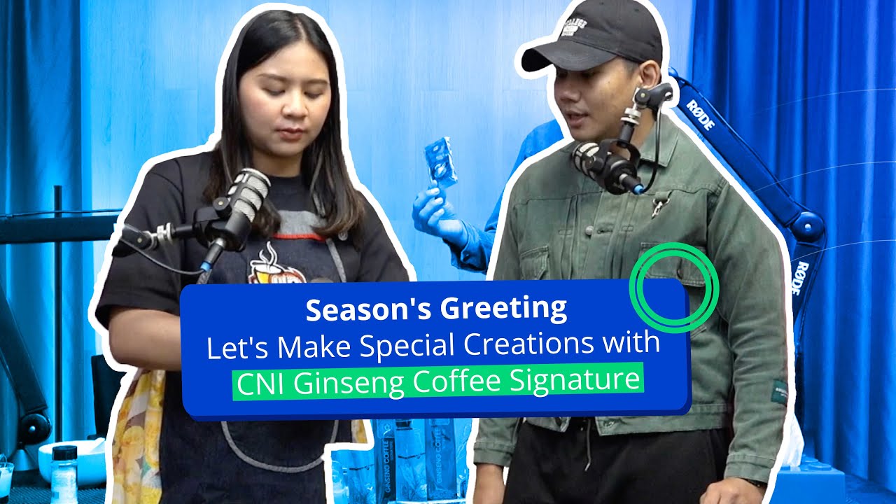 Let's Make Special Creations With CNI Ginseng Coffee Signature - YouTube