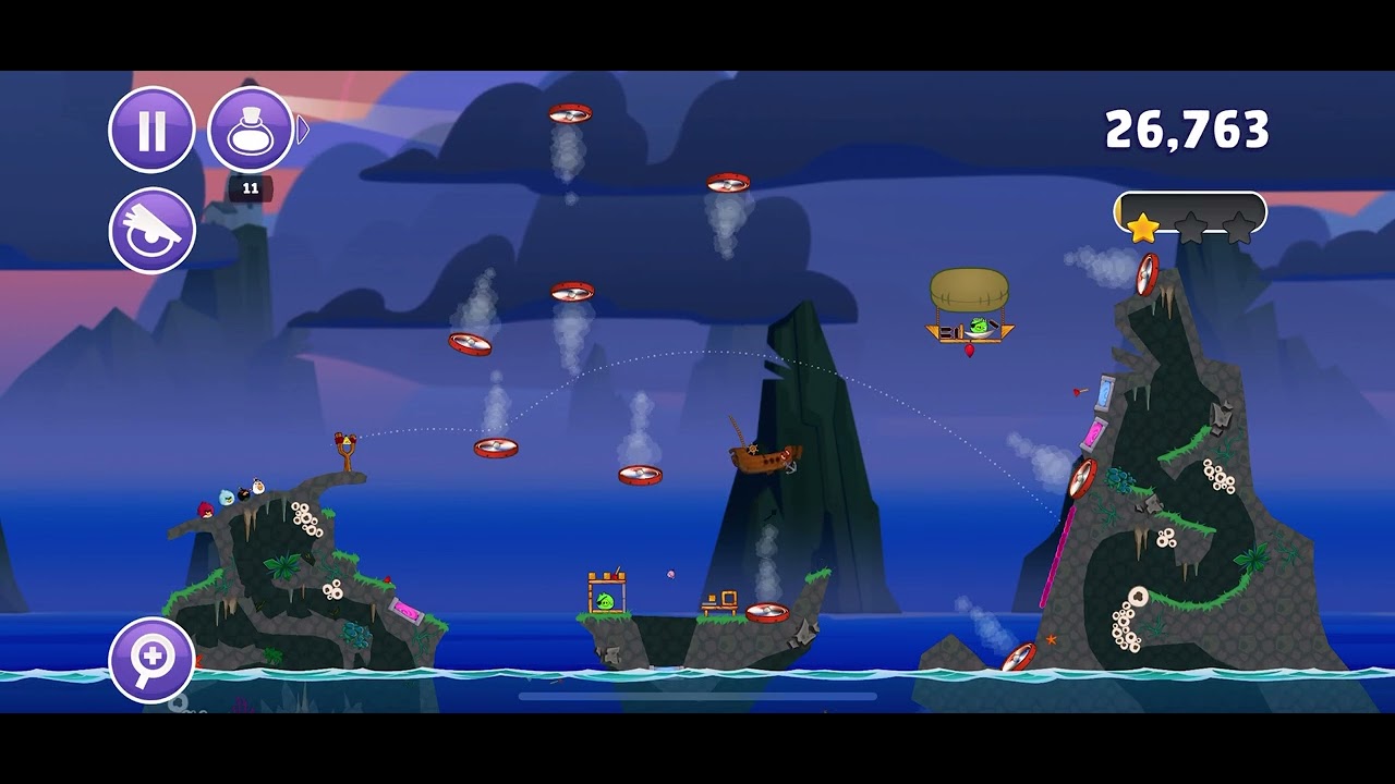 Angry Birds Reloaded The Flying Lunchman Boss Battle - YouTube