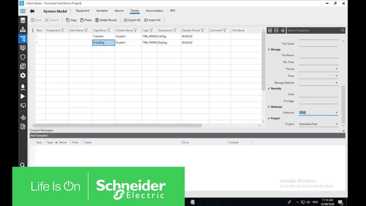How to Configure CitectSCADA Wonderware Historian Connector | Schneider ...