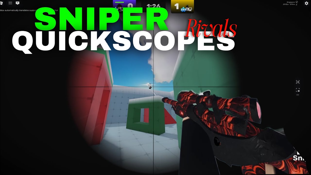 Roblox Rivals Sniper QuickScope Duels ! - YouTube