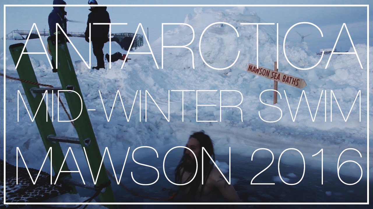 ANTARCTICA: Mid-Winter Swim 2016 - YouTube