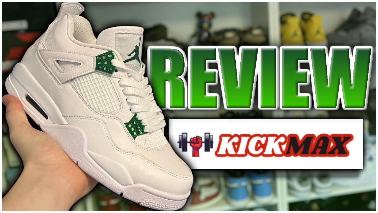 Air Jordan 4 METALLIC GREEN UNBOXING | Kickmax REVIEW | YOUNG G - YouTube