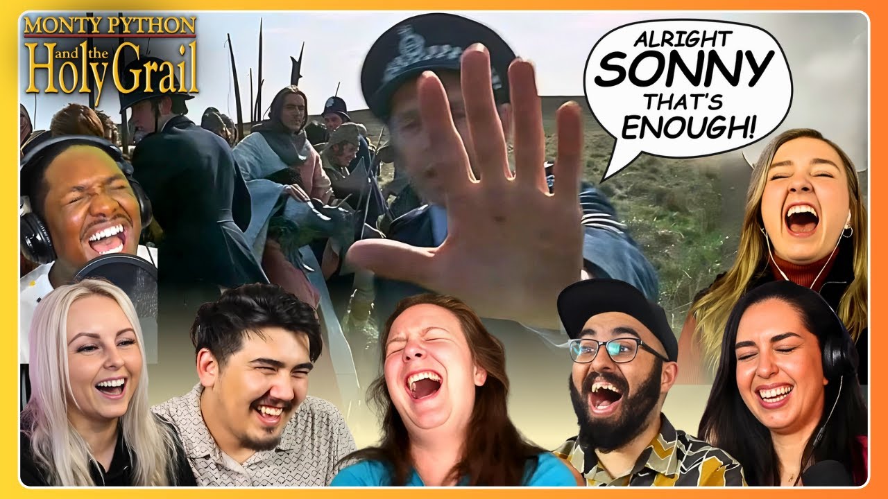 ICONIC 'ENDING' to Monty Python and the Holy Grail (1975) Reactions 🚓 ...