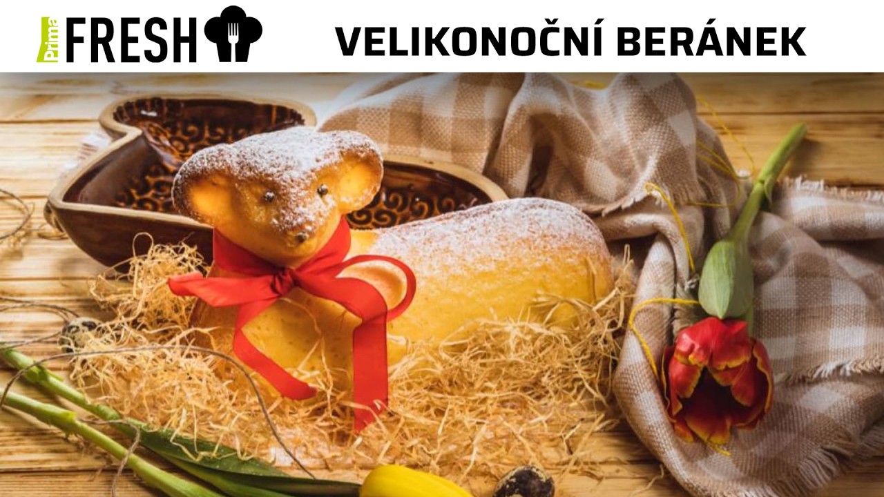 Vláčný velikonoční beránek z tvarohového těsta - YouTube