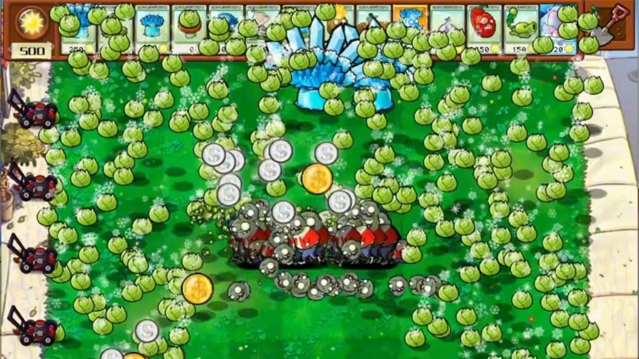 【PVZ Hybrid】Different bullets rain vs100 imp zombies - YouTube
