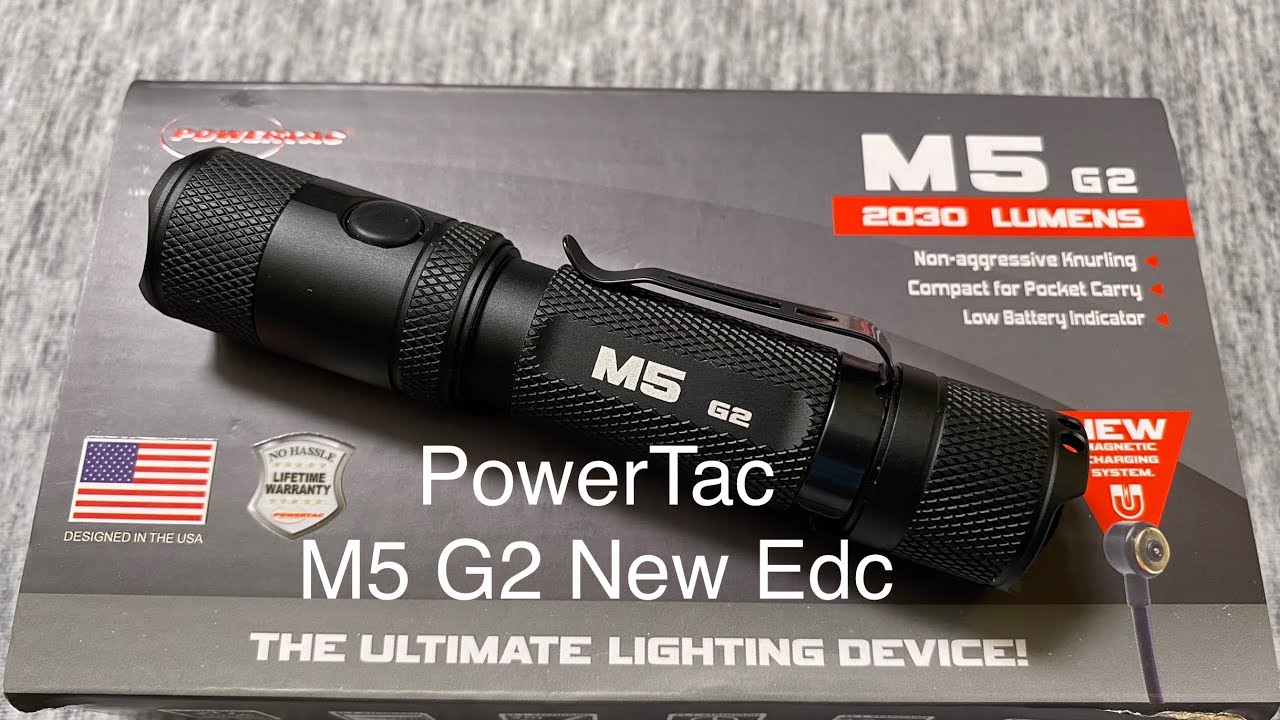 Powertac - M5 G2 EDC FlashLight 🤩 + Discount - YouTube