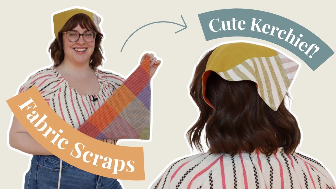 Sew this DIY Kerchief Headband | Full No-pattern Tutorial | Scrap ...