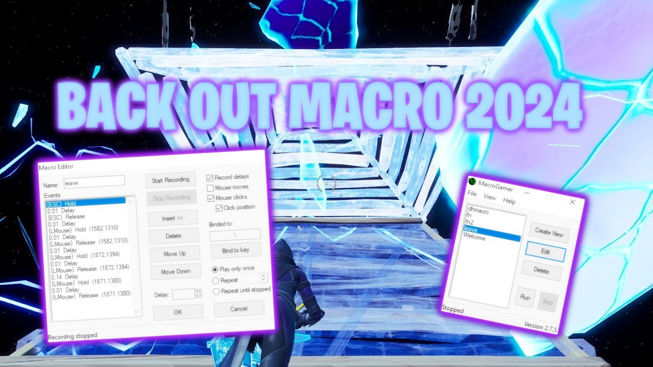 FORTNITE AUTO BACK OUT MACRO TUTORIAL | MACROGAMER | (WORKING 2024 ...
