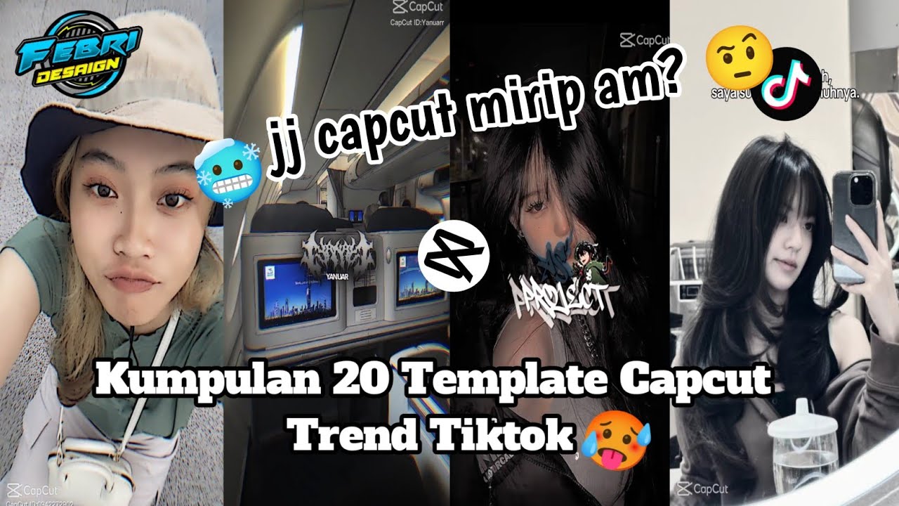 Kumpulan 20 Template JJ Viral Terbaru🎟 || Trend TikTok🤩 || jj capcut mirip am? 🤨|| Sound Fyp ...