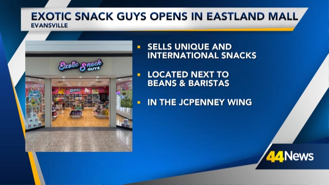 Exotic Snack Guys opens in Eastland Mall - YouTube