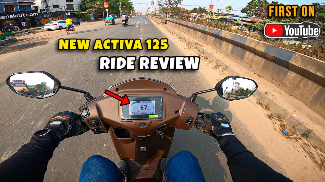 2025 Honda Activa 125 TFT Display RIDE REVIEW New Model - On Road Price ...