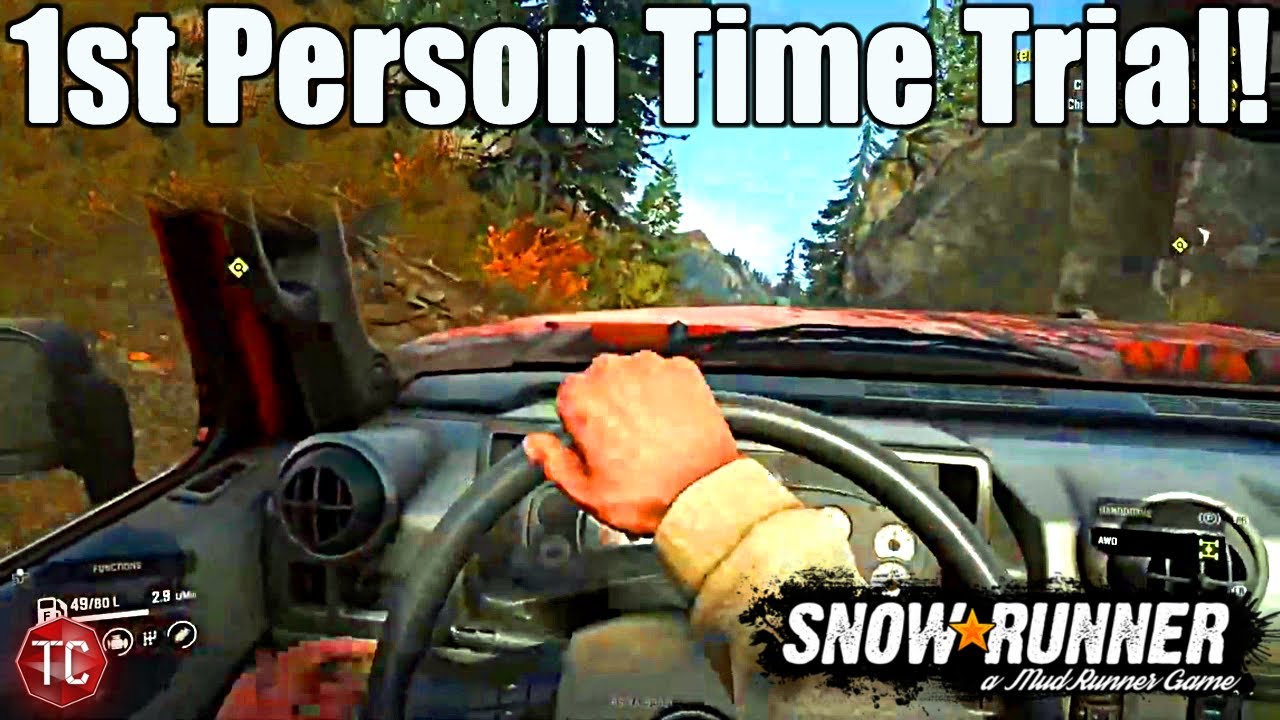 SnowRunner: 1st Person, MOUNTAIN CLIMB Time Trial!! Can We Make It ...