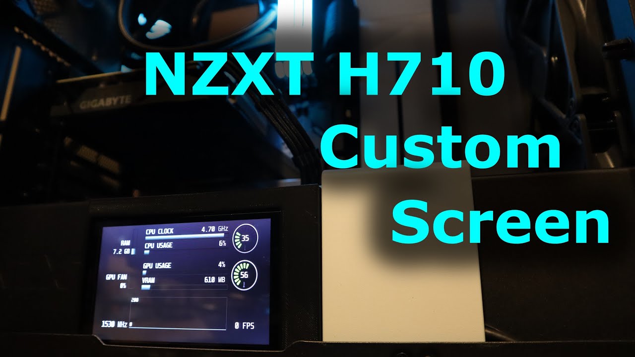 Custom NZXT H710 LCD Sensor Panel!!! - YouTube