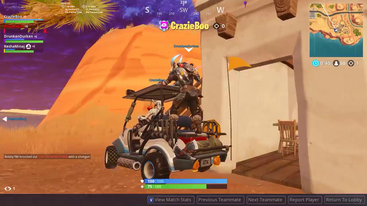 Crazie Boo Boo - Driving BooBoo while playing Fortnite - YouTube