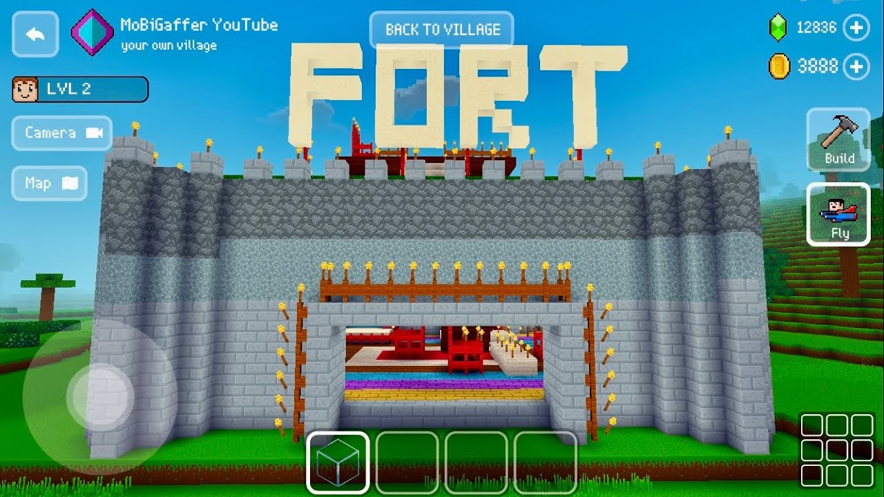 Block Craft 3D: Crafting Game #4145 | King 👑 Fort 🏰 - YouTube