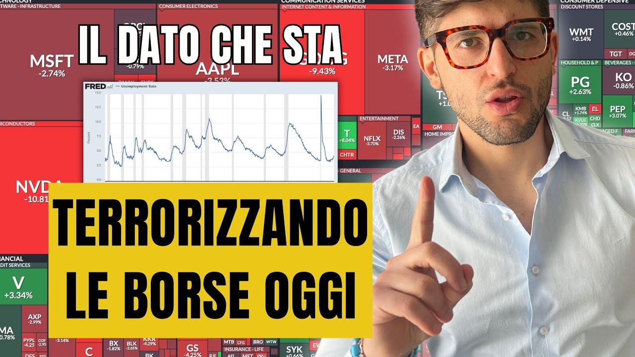Il dato che TERRORIZZA le Borse : il CROLLO è vicino? - YouTube