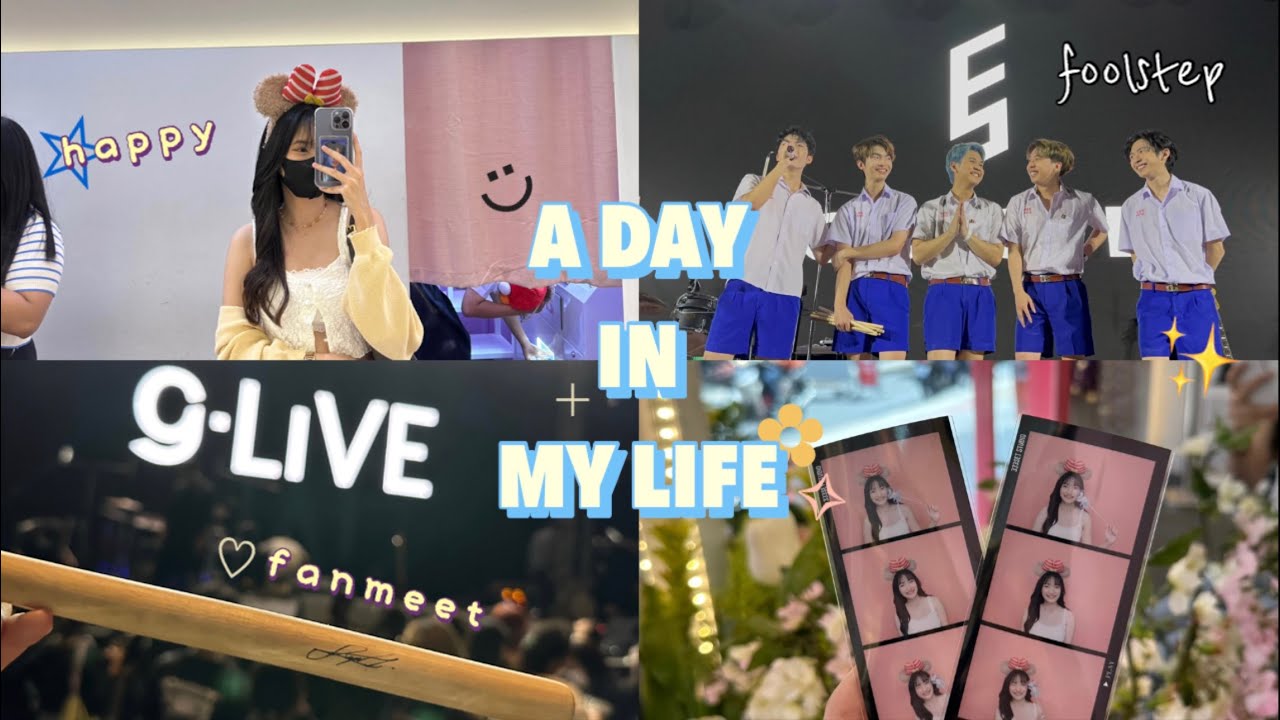 🎧 A day in my life ถ่ายตู้สติ๊กเกอร์/ไปงาน fanmeet foolstep | Ploywaen Channel - YouTube