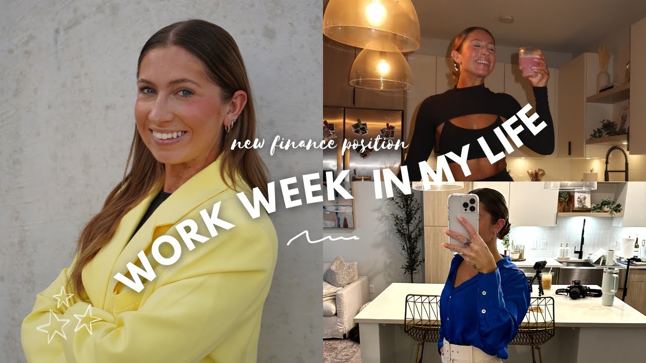 Work Week in my Life | 4am Routine | Favorite Work Wear + Meal Prepping ...