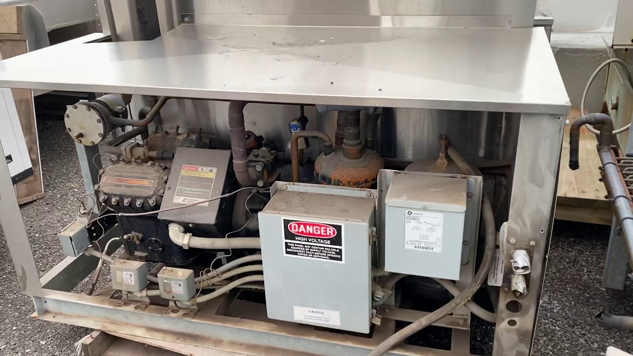 Vogt ice crushed machine - YouTube