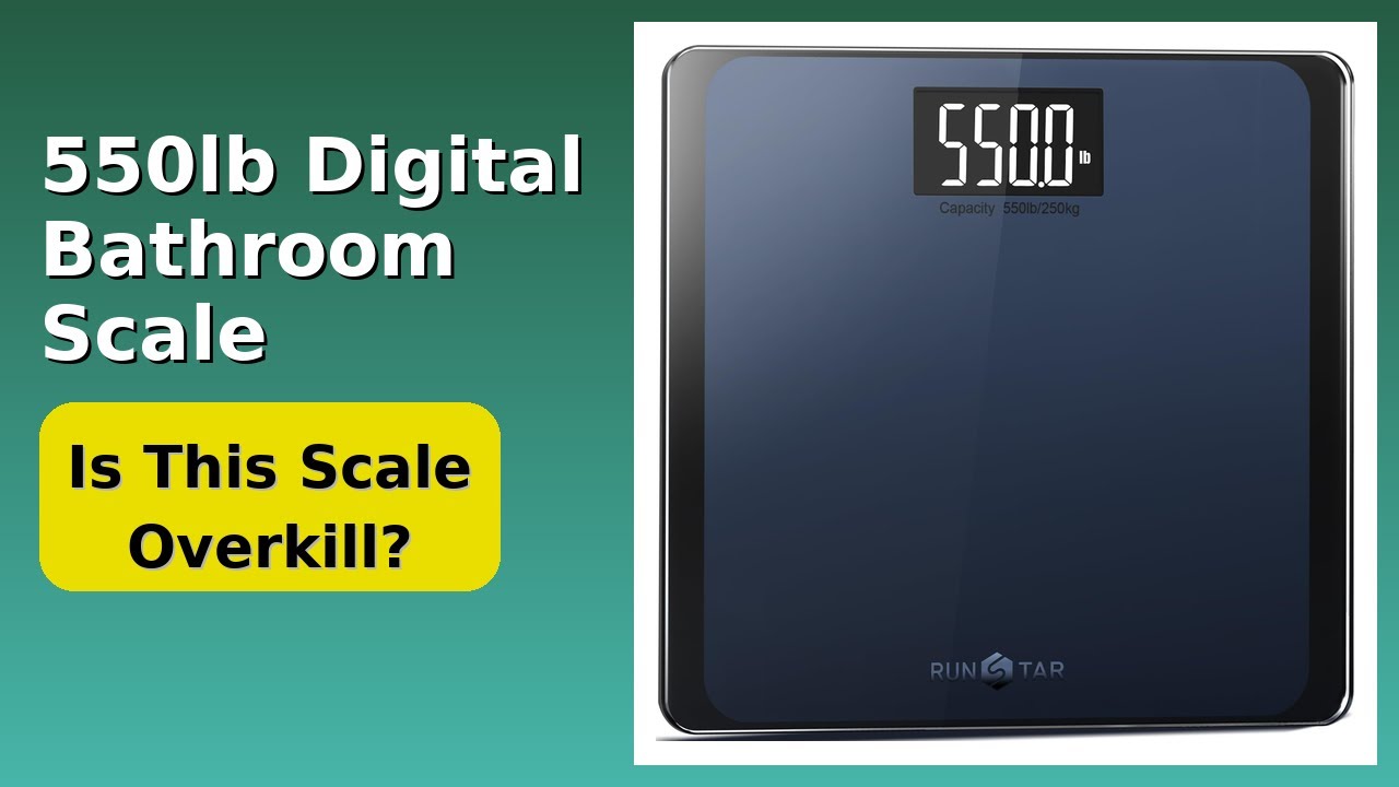 REVIEW (2026): 550lb Digital Bathroom Scale. Features. - YouTube