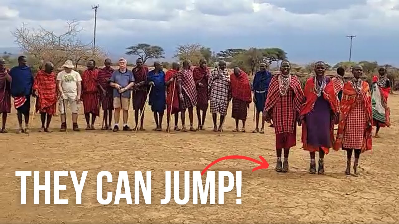 Maasai Women Jumping Like They Have Springs in Their Feet! - YouTube