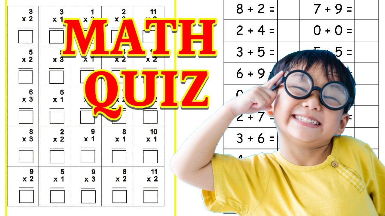 Math Quiz | Math Quiz for kids | #kidslearning #kidsmaths - YouTube